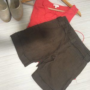 bebe | Shorts | Bebe Belted Linen Shorts | Poshmark